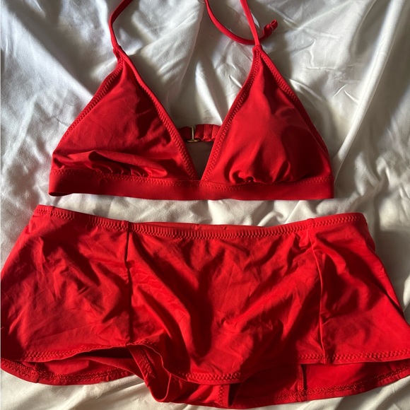 LOFT | Swim | Red Bikini Set | Poshmark